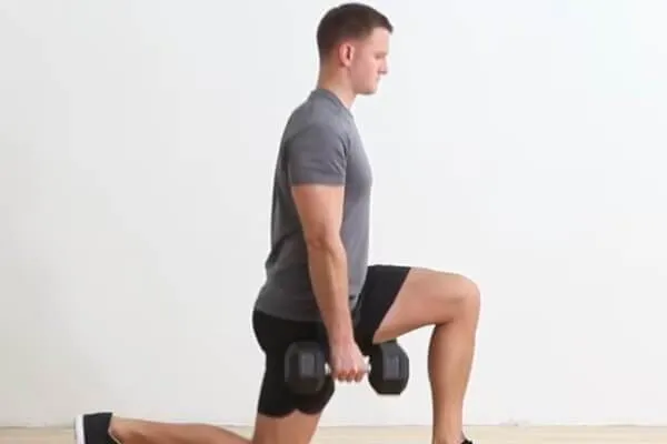 Offset Dumbbell Split Squat - Daily Bodyweight Exercises